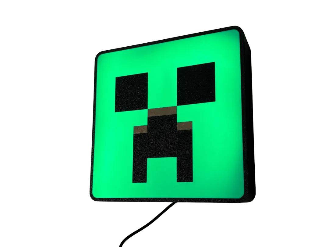 Minecraft Creeper Light Box – Fabdrip
